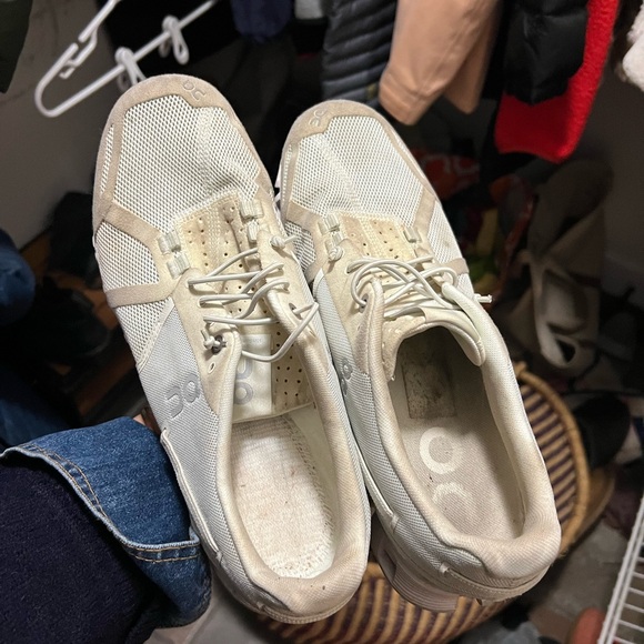 On Running | Shoes | On Cloud Running Cream Sneakers | Poshmark